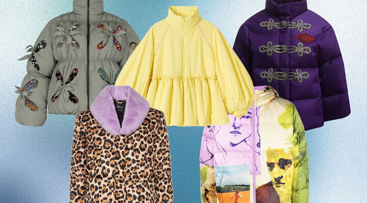 В пайетках, ромашках и лео-крапинках: выбрали 70 крутых пуховиков ...