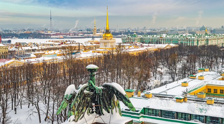 Из-за сильных морозов в Петербурге объявили желтый уровень опасности ...